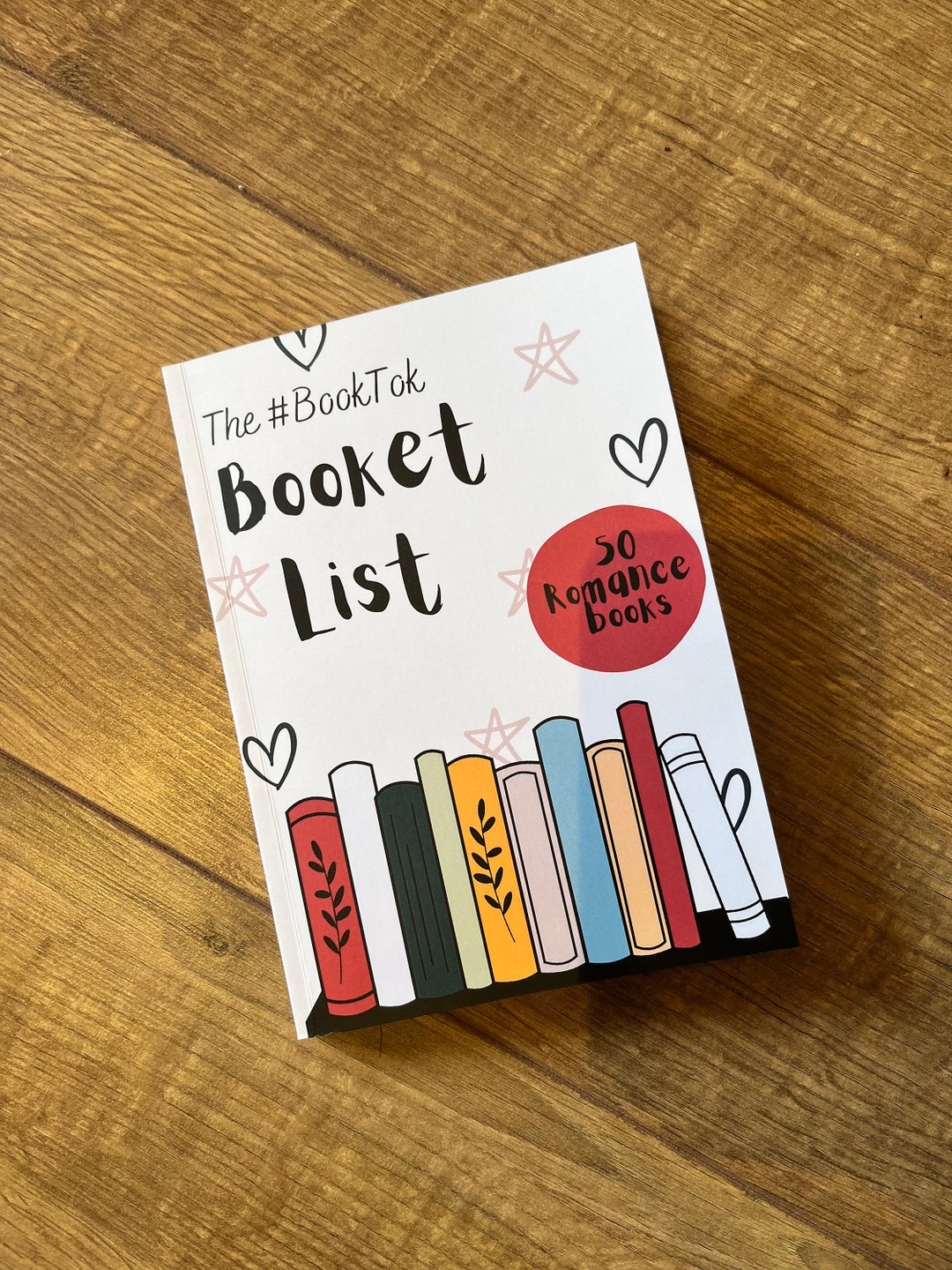 Booktok Booket List Reading Journal Gift Idea for Book - Etsy