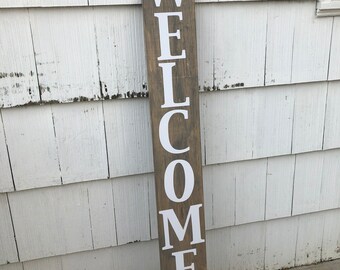 Wooden welcome sign | Etsy