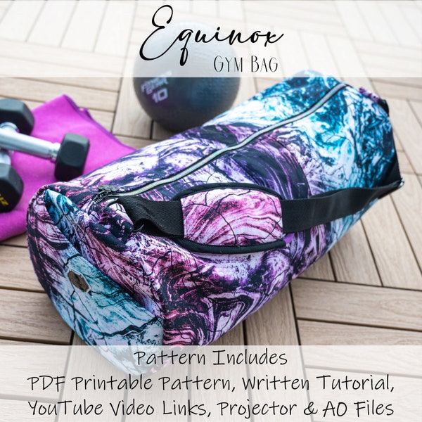 Gym Bag Pattern - Etsy