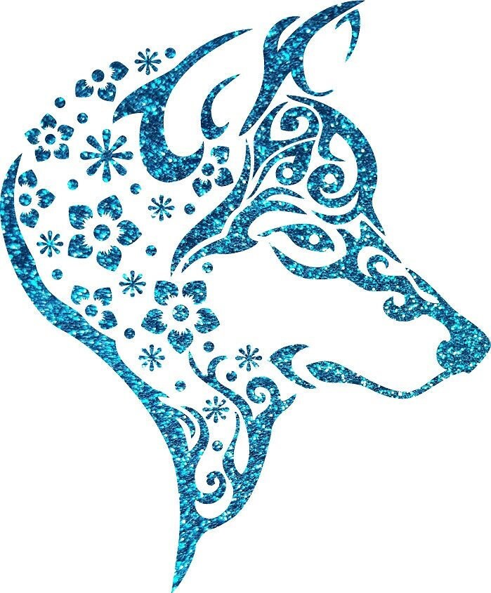 Textile Transfer Motif Ironing Picture Wolf 19 X 23 Cm - Etsy