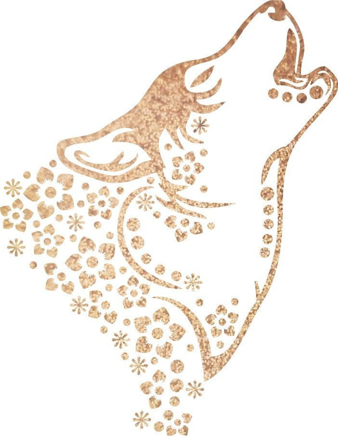 Textile Transfer Motif Iron-on Picture Wolf 19 X 25 Cm - Etsy