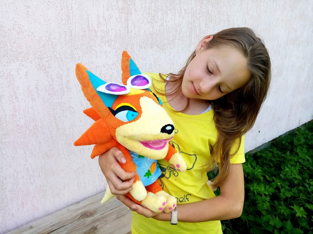 Audie Animal Crossing Plush Figure Audie Wolf Villager AC Custom Plush ...