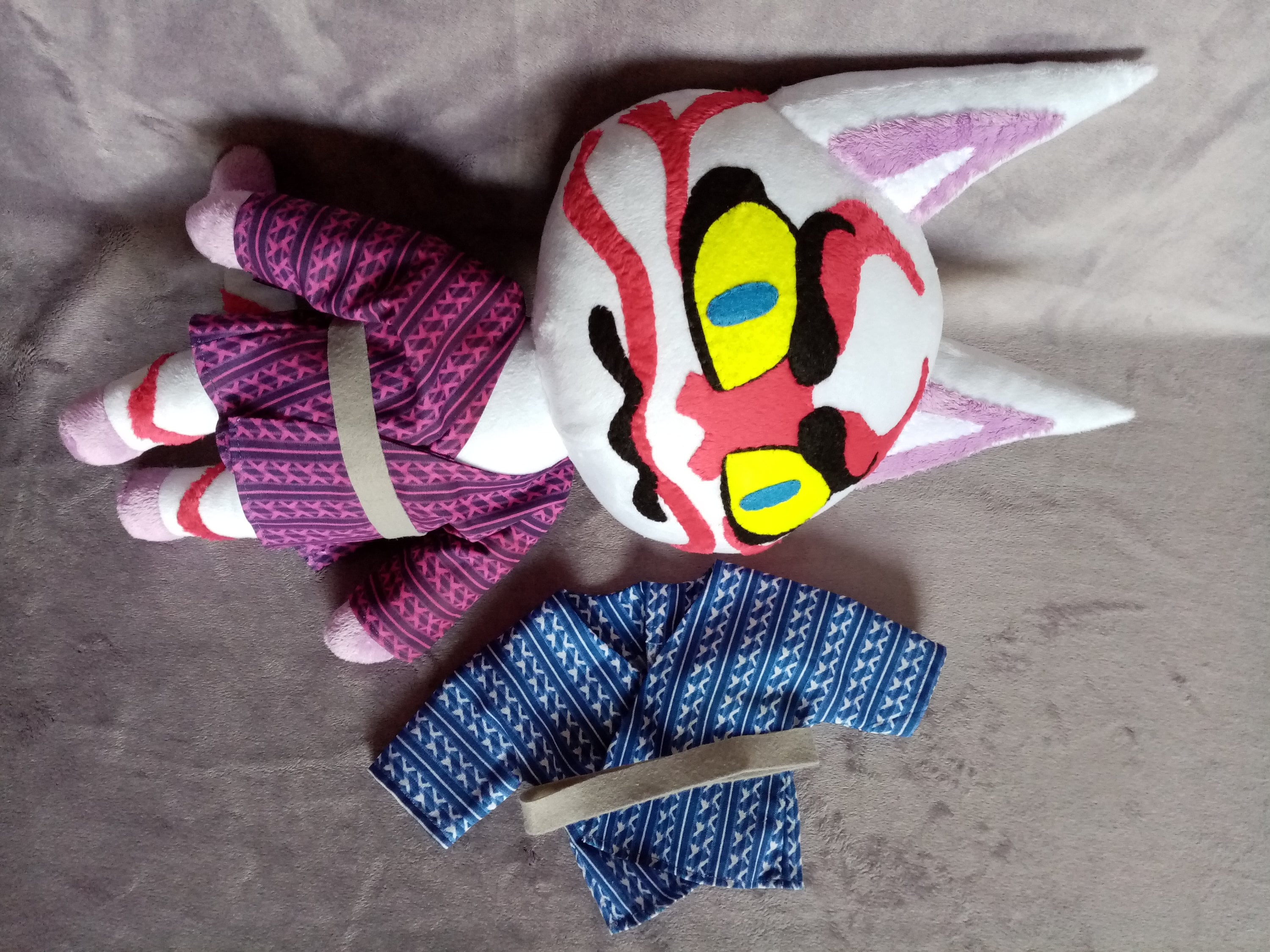 Kabuki Animal Crossing Plush Toy Kabuki Cat in Animal Crossing | Etsy