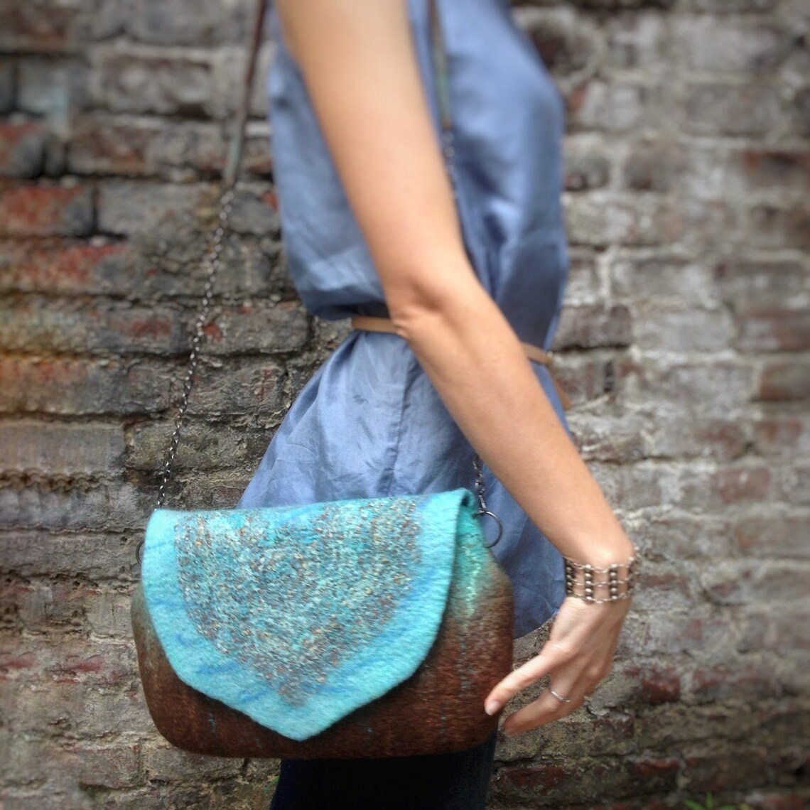Wool Crossbody Bag Everyday Wool Purse Handmade Felted Bags Gift for ...