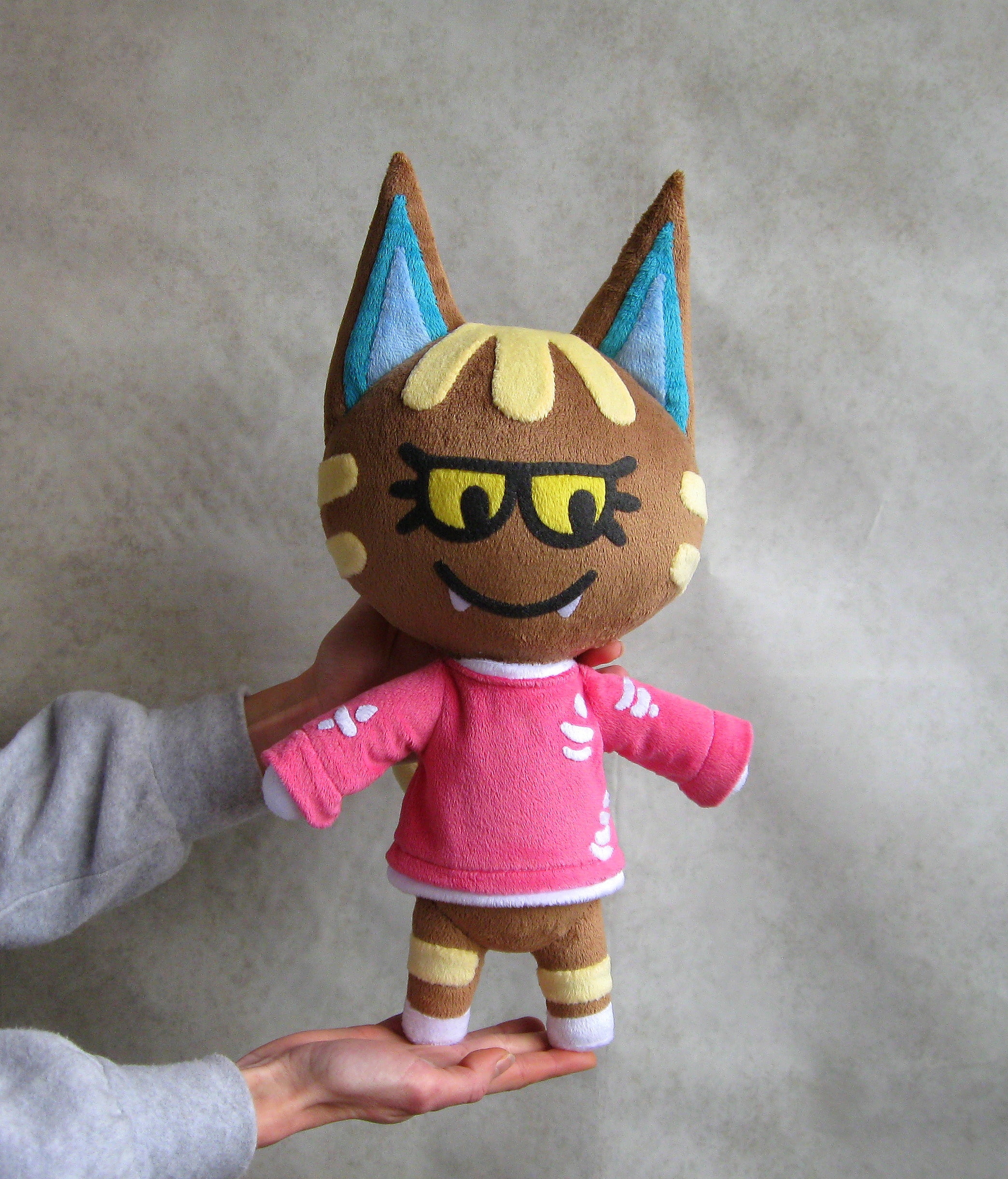 Katt Animal Crossing Plush Toy Katt Cat Villager in Animal | Etsy