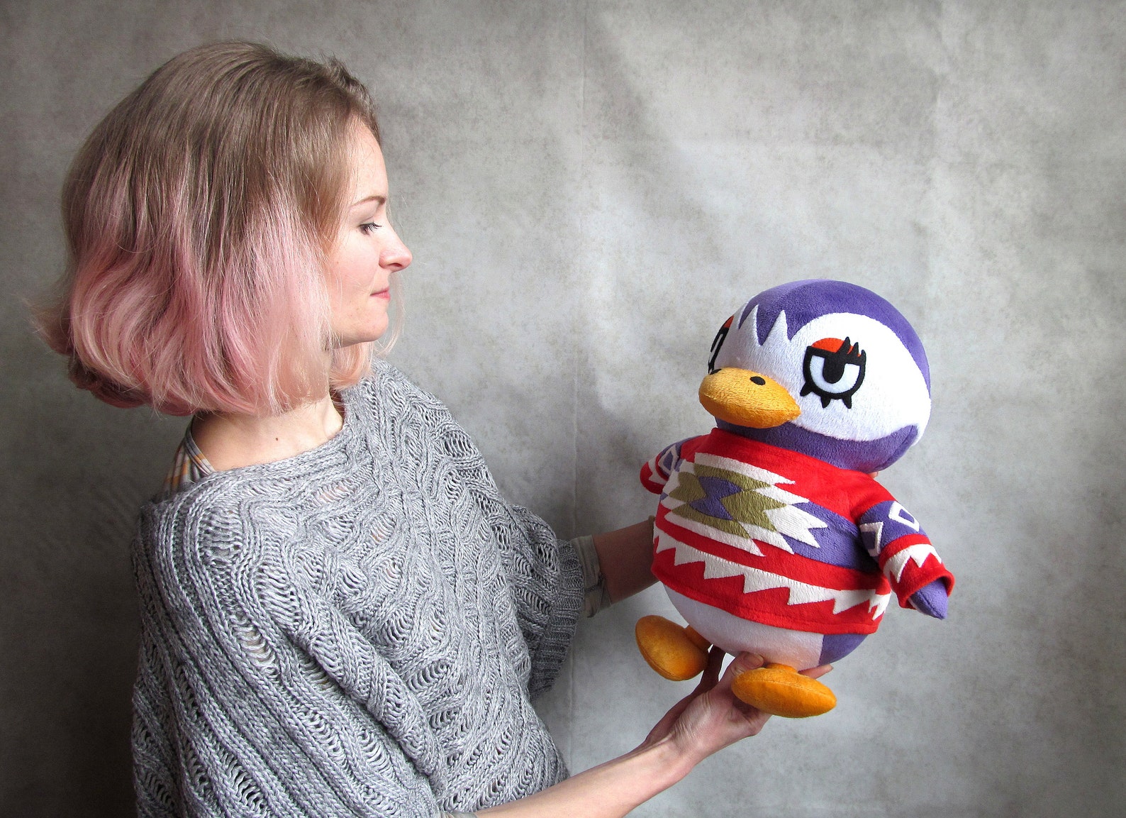 Flo Animal Crossing Plush Toy Flo Penguin Villager in Animal - Etsy