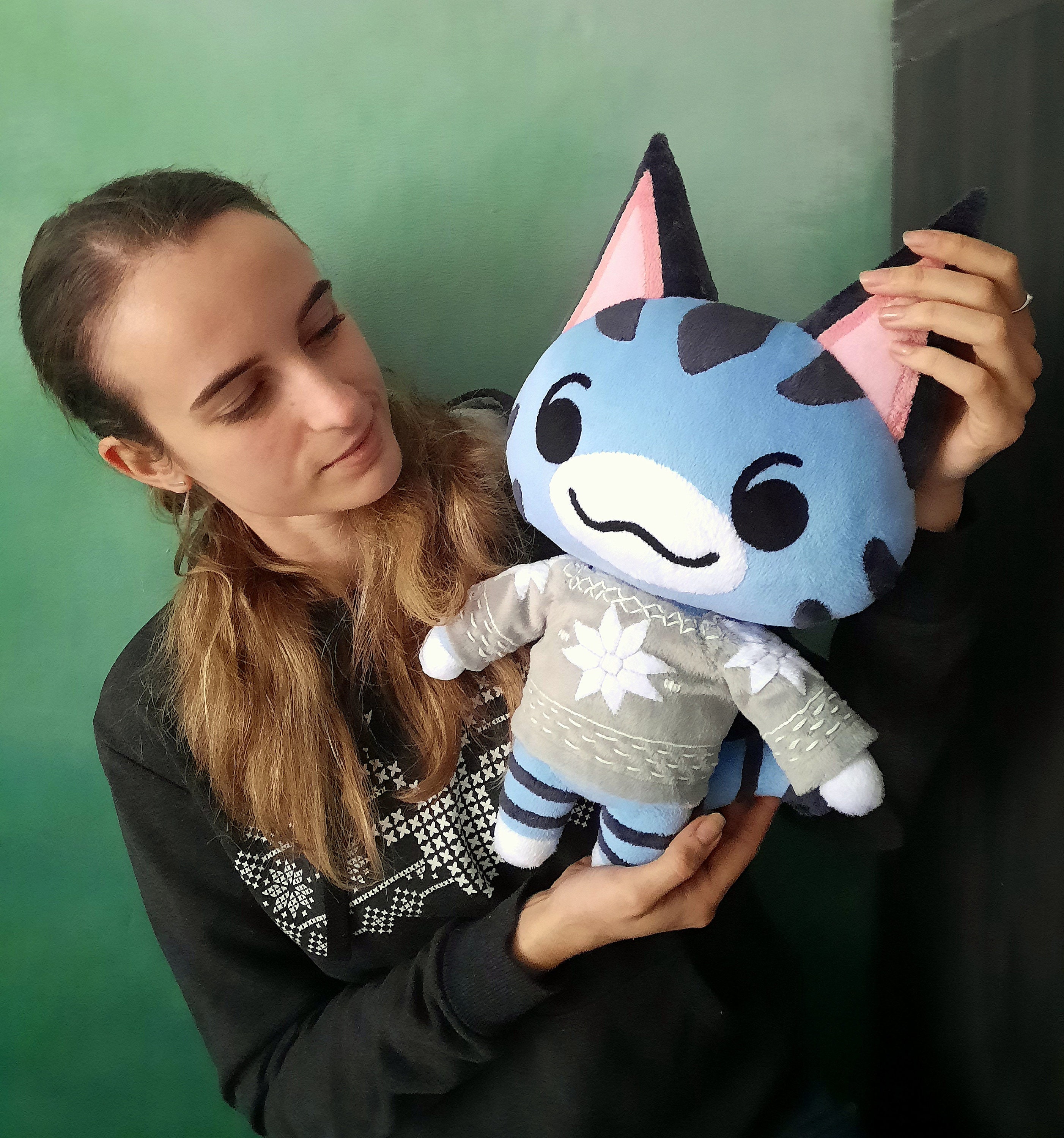 Lolly Cat Animal Crossing Plush Figure Lolly Cat Villager Animal ...