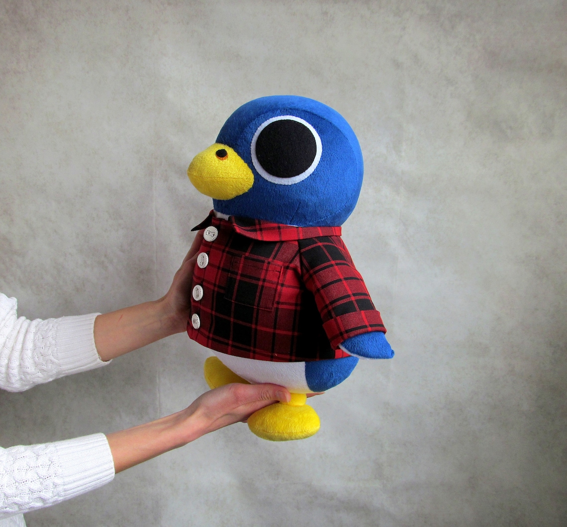 Roald Animal Crossing Plush Toy Roald Jock Penguin Villager in - Etsy ...