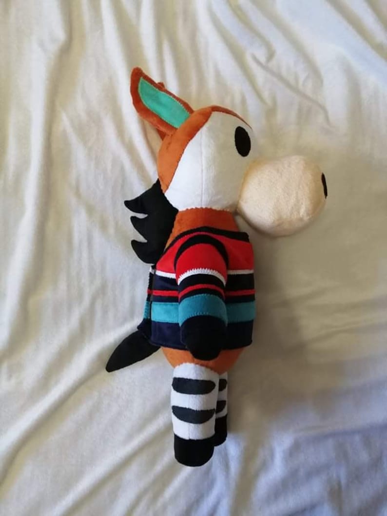 Papi Animal Crossing Plush Toy Papi Lazy Horse Villager Animal - Etsy