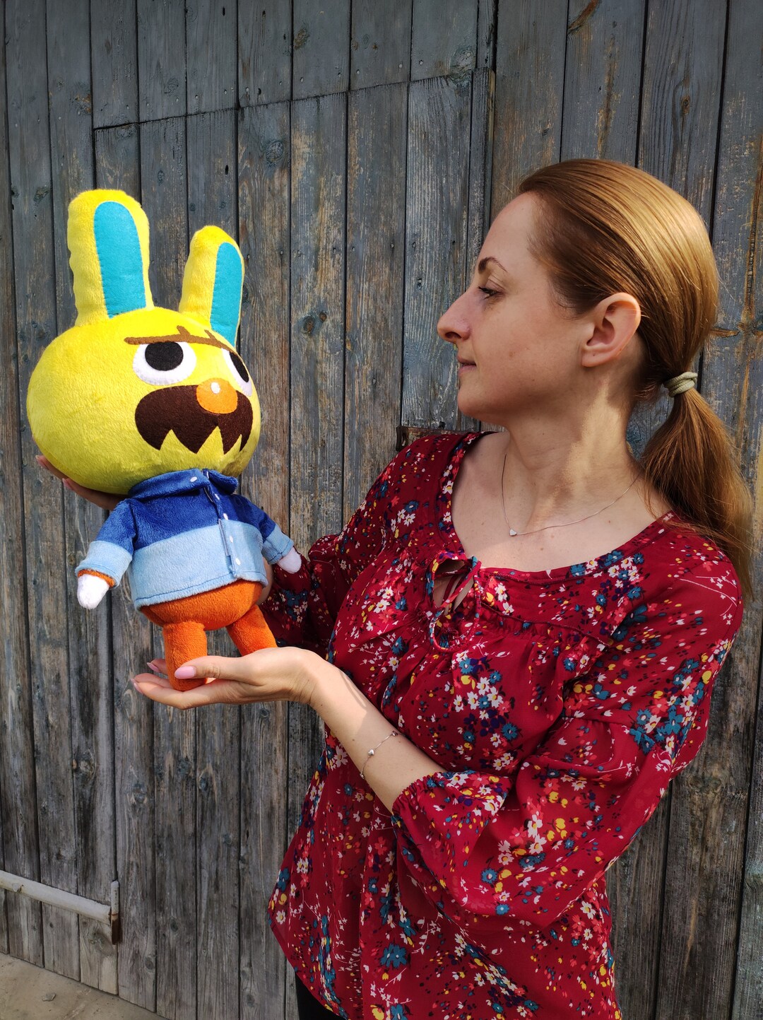 Gaston Animal Crossing Plush Figure Gaston Rabbit Villager AC Custom ...