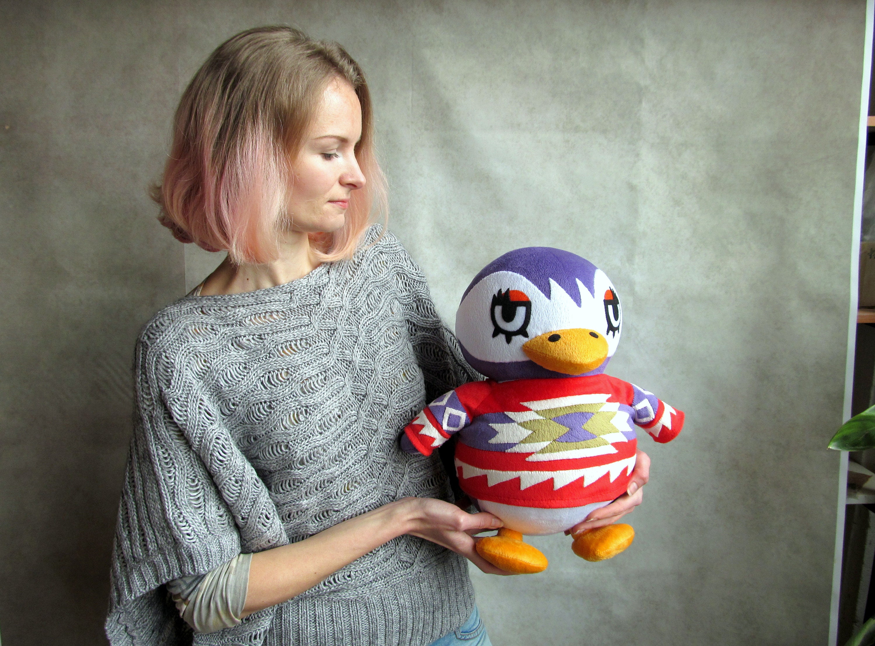 Flo Animal Crossing Plush Toy Flo Penguin Villager in Animal - Etsy