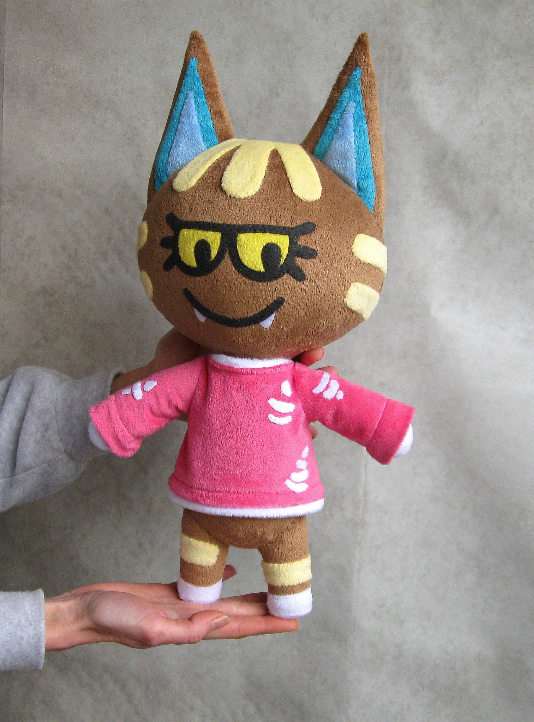 Katt Animal Crossing Plush Toy Katt Cat Villager in Animal | Etsy