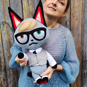 Raymond Animal Crossing Plush Figure Raymond Cat Villager Animal ...