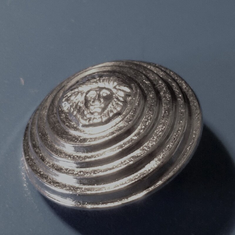 Large Metal Button - Etsy