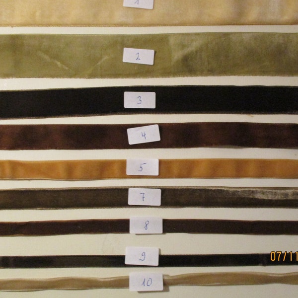 Velvet Ribbon - Etsy