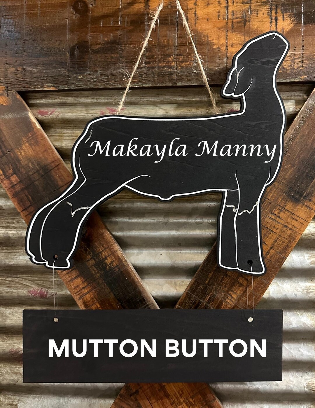 Show Lamb Market Sheep Sign - Etsy