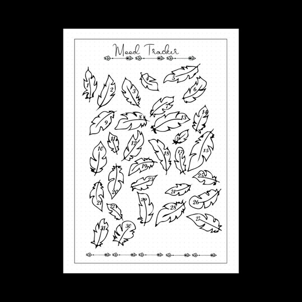 Feather Bullet Journal - Etsy