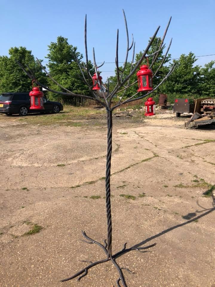 Ornamental Wrought Iron Tree - Etsy