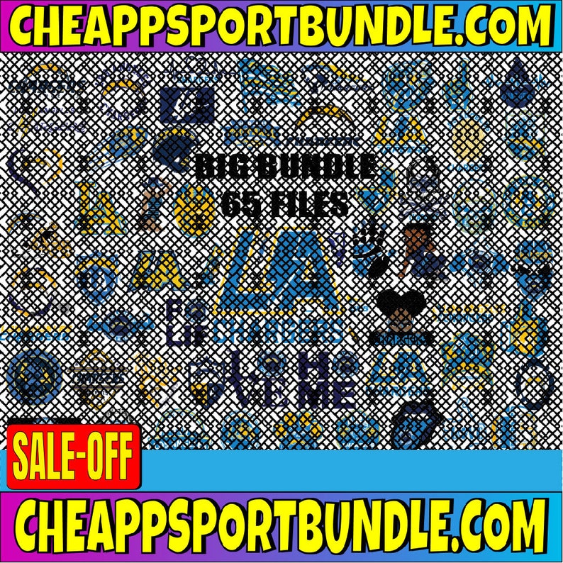 65 Files Los Angeles-chargers Svg Bundle, Los Angeles Svg, Chargers Svg ...