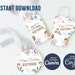 Printable Happy Birthday Tag, Birthday Party Favor Tags, Safari Animals ...