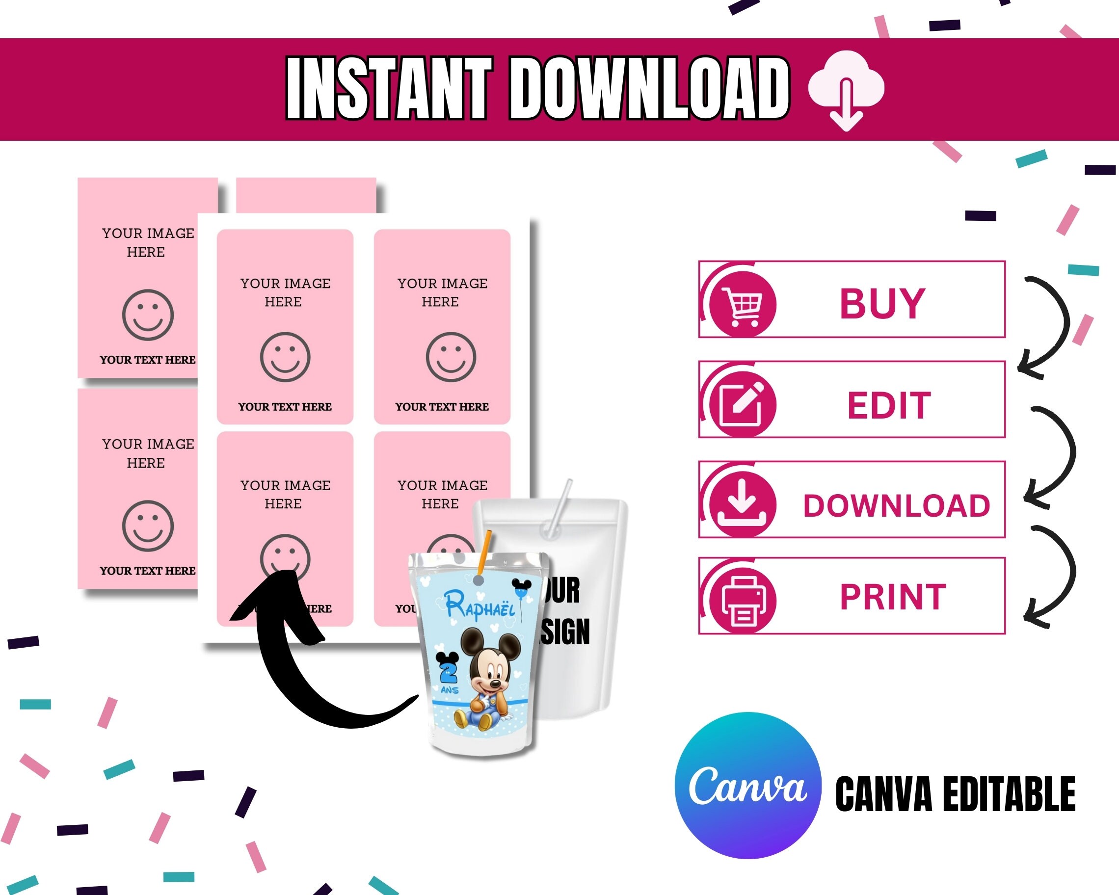 Capri Sun Labels Juice Labels Capri Sun Template Capri Sun Label Juice ...