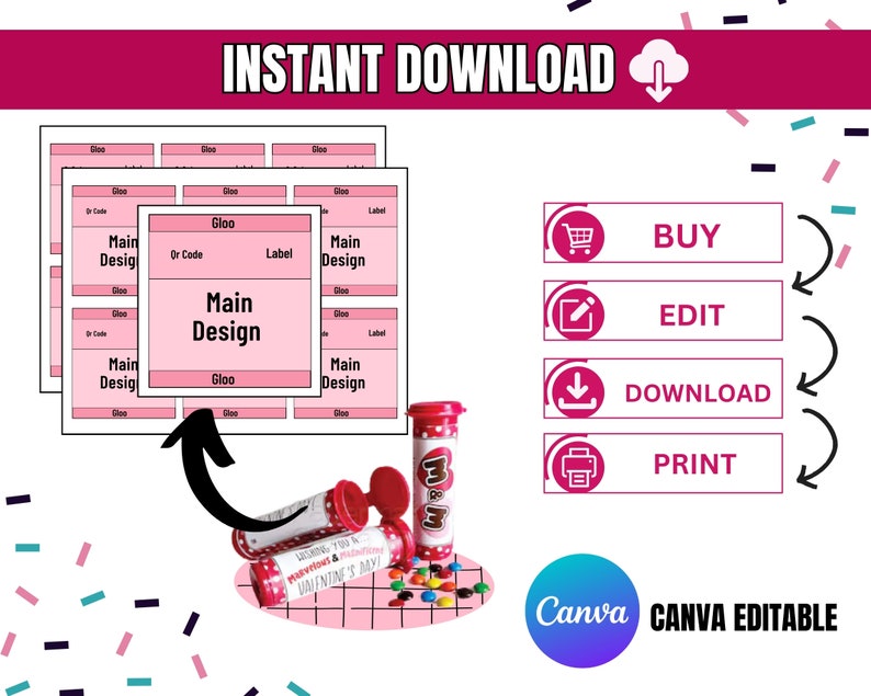 Mm's Mini Tube M&M Wrapper Template Chip Bag Template Label Template ...