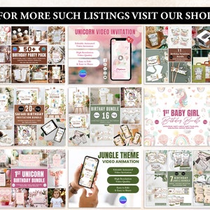 Editable Safari Menu Templates Party Favor Templates Safari Baby Shower ...