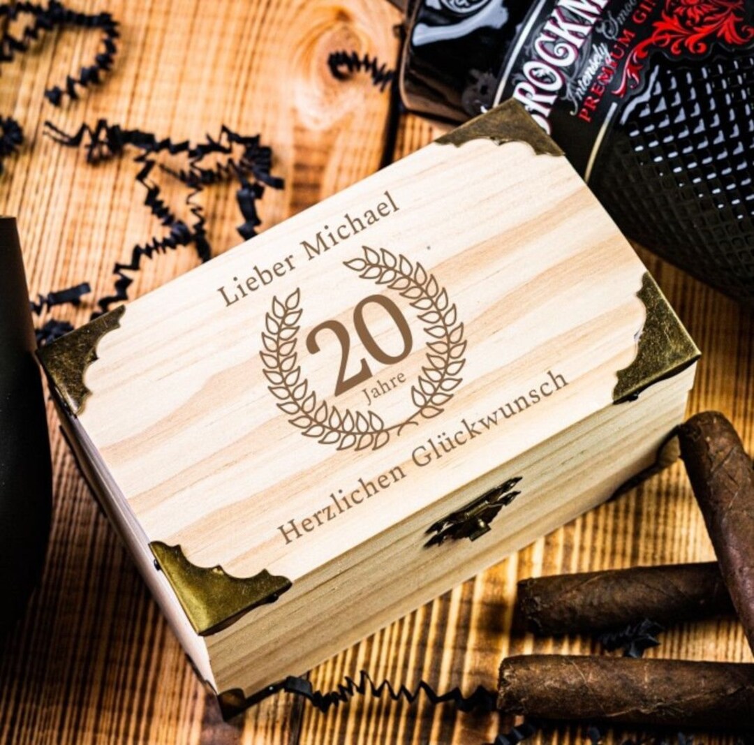 Treasure Chest congratulations on Your 20th Birthday Personalized ...