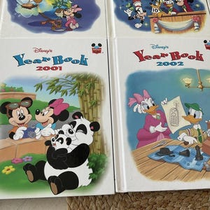 Lot 6 Disney's Year Book 1996 1997 1998 2000-2002children's Books HC - Etsy