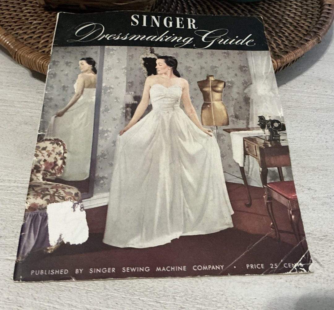 Vintage Singer Dressmaking Guide 1947 Sewing Book Learn to Sew - Etsy