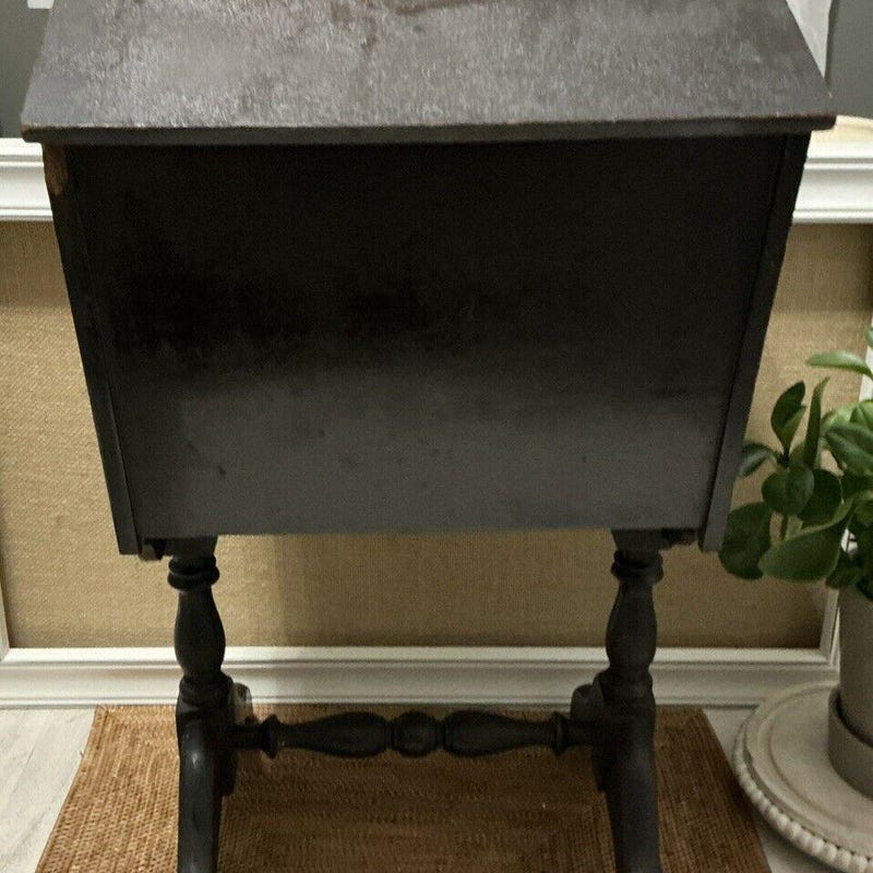 Antique Sewing Box Stand - Etsy