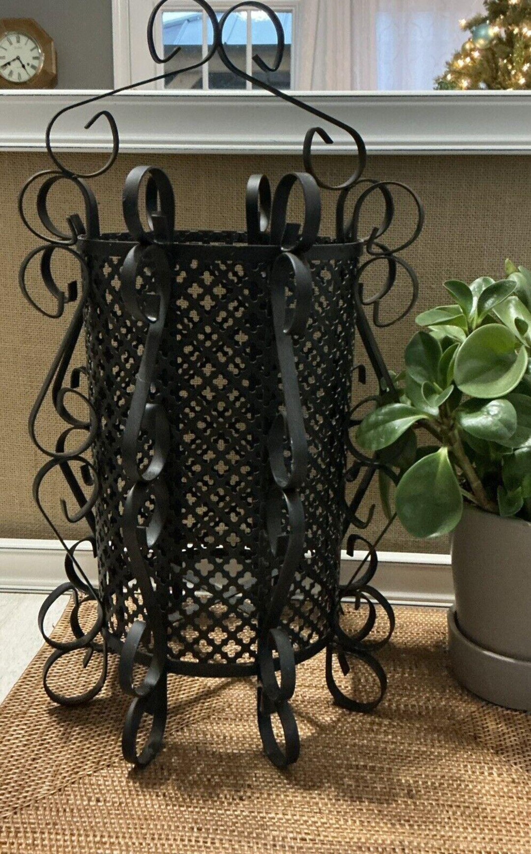 Vintage Spanish Revival Wrought Iron Lamp Shade Lantern Shade - Etsy