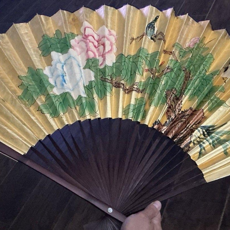 Large Japanese Fan - Etsy