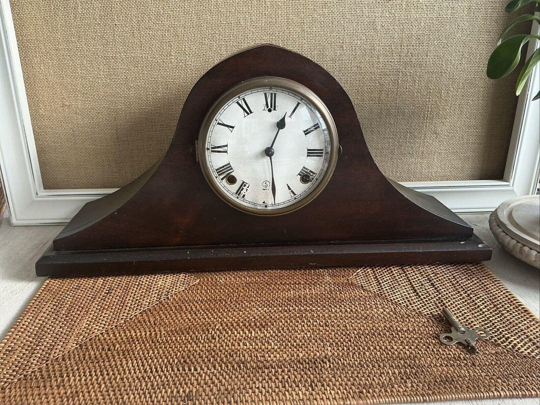 Antique Gilbert Mantle Wind UP Clock With Pendulum and Key READ - Etsy