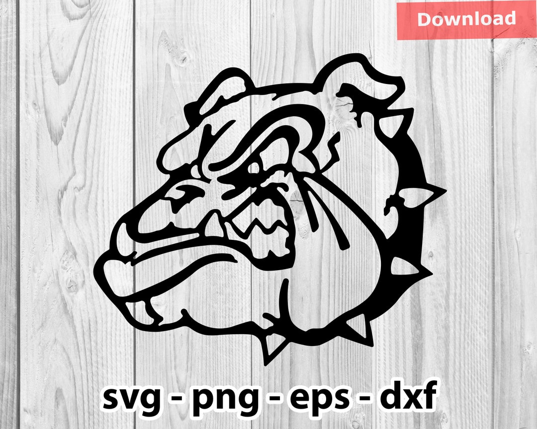 Bulldog Dog Svg Png Dxf Eps Instant Download for Print Cut Plotter - Etsy
