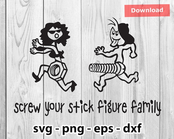 Stick Family Funny Svg Png Dxf Eps Instant Download for Print - Etsy UK