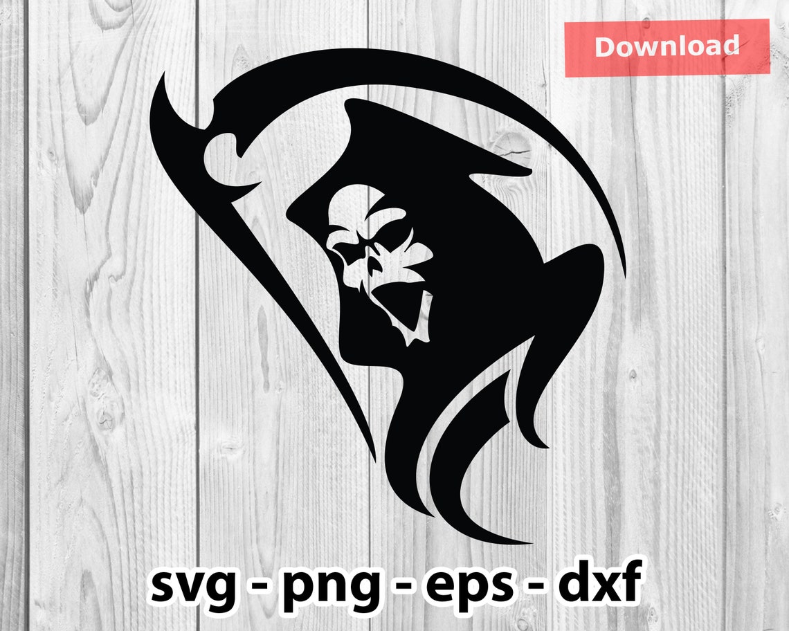 Grim Reaper Horror Svg Png Dxf Eps Instant Download for Print - Etsy