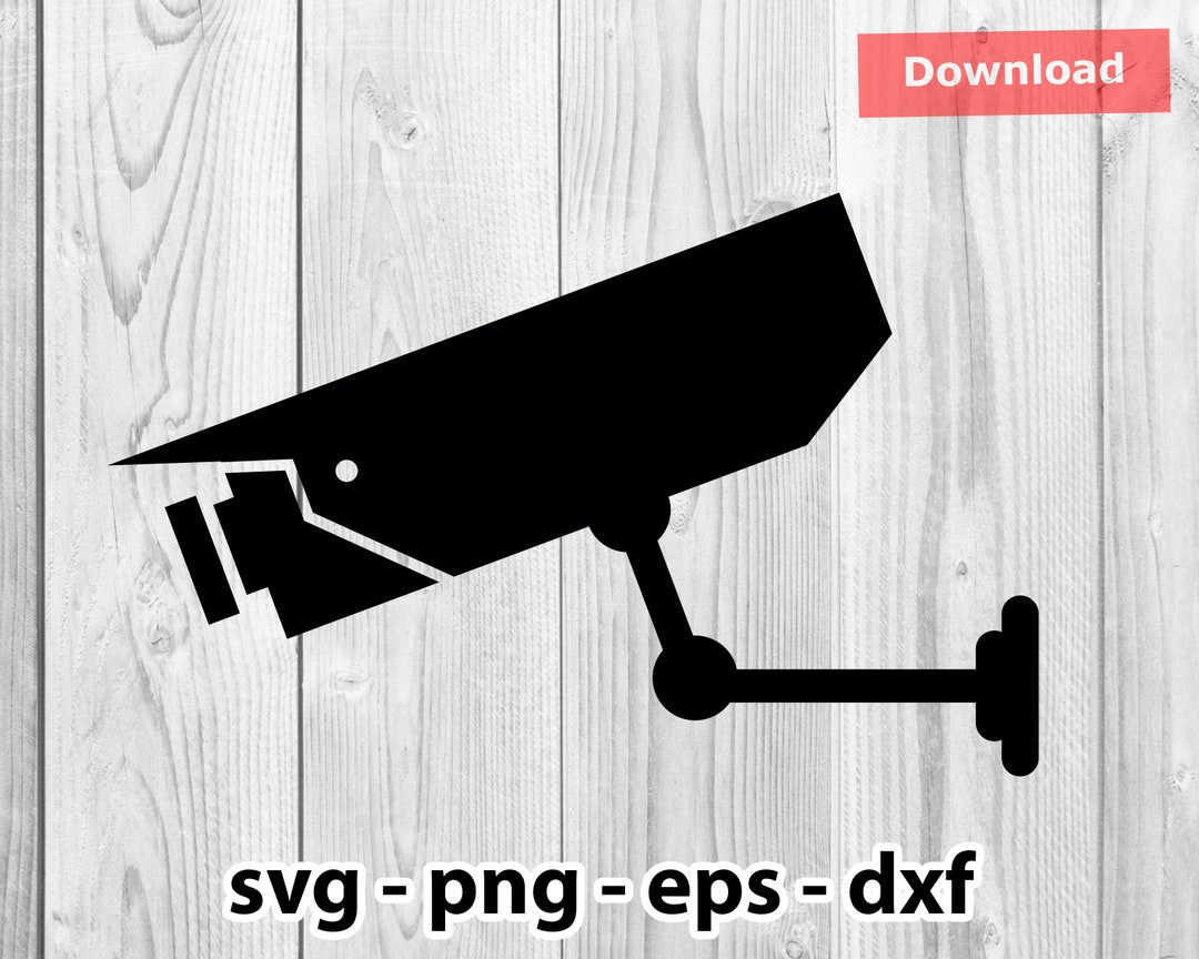 CCTV Camera Svg Png Dxf Eps Instant Download for Print Cut Plotter - Etsy