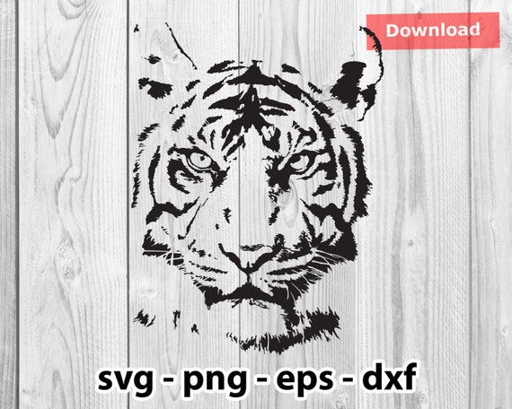 Tiger Svg Png Dxf Eps Instant Download for Print Cut Cricut - Etsy