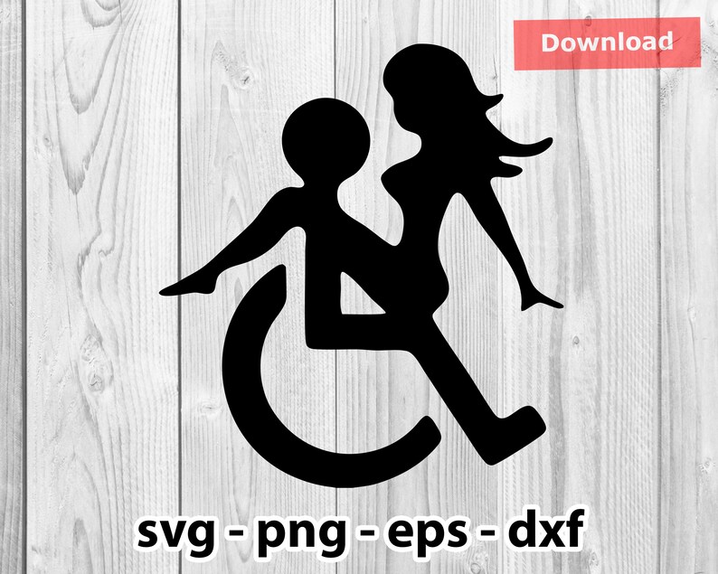 Disabled Funny Badge JDM Svg Png Dxf Eps Instant Download for - Etsy