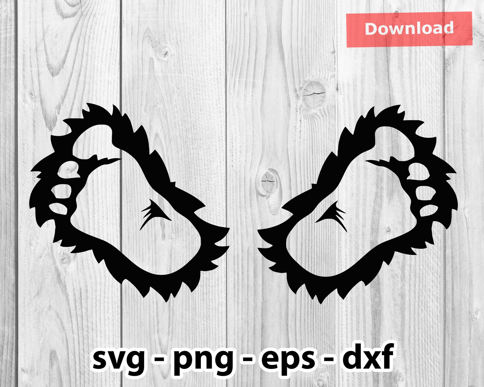 Big Foot Yeti Feet Svg Png Dxf Eps Instant Download for Print Cut ...
