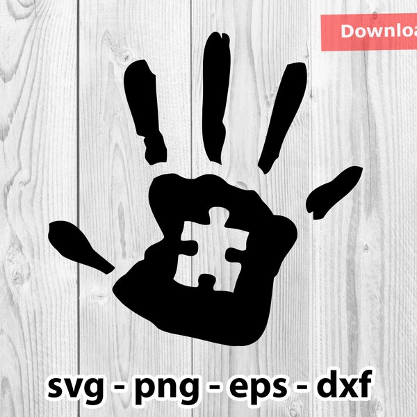 Autism Hands Svg - Etsy