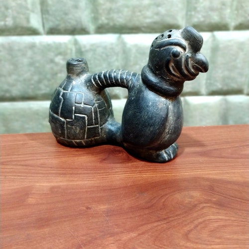 Water Whistle Vessel Peruvian Dog Huaco Silbador - Etsy