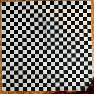Black White Checkered Napkins Luncheon-sized for Decoupage Craft Art ...