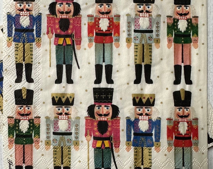 One Order Left - Gorgeous Nutcracker Individual Paper Napkins Set of ...