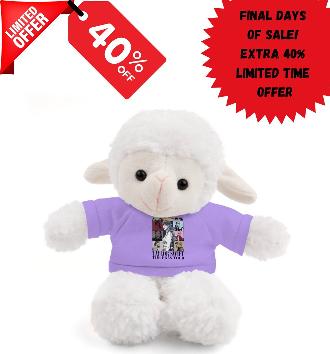 Taylor Swiftie Eras Tour Stuffed Animal W/t-shirt Panda Lion Bear Bunny ...