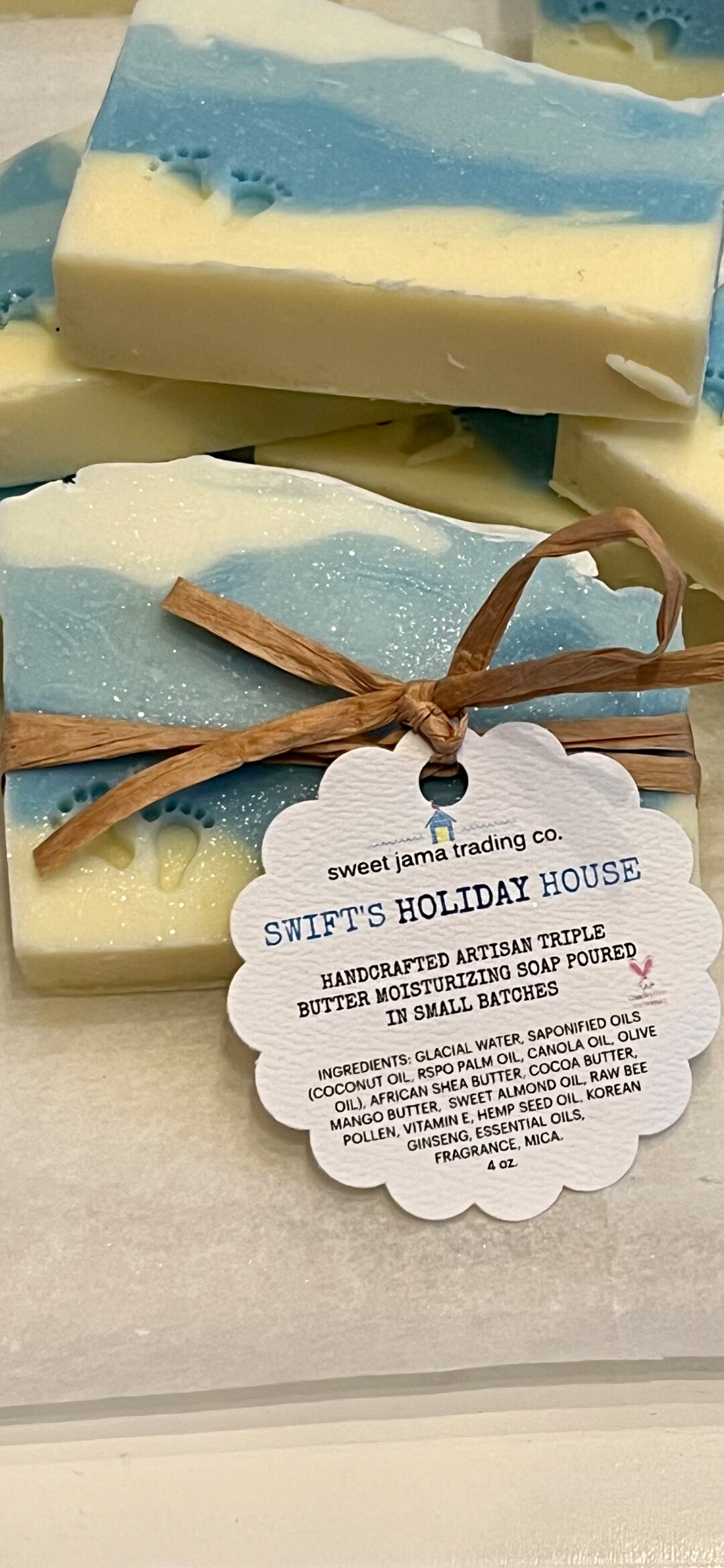 Swift’s Holiday House Handcrafted Artisan Exfoliating Sea Salt Body ...