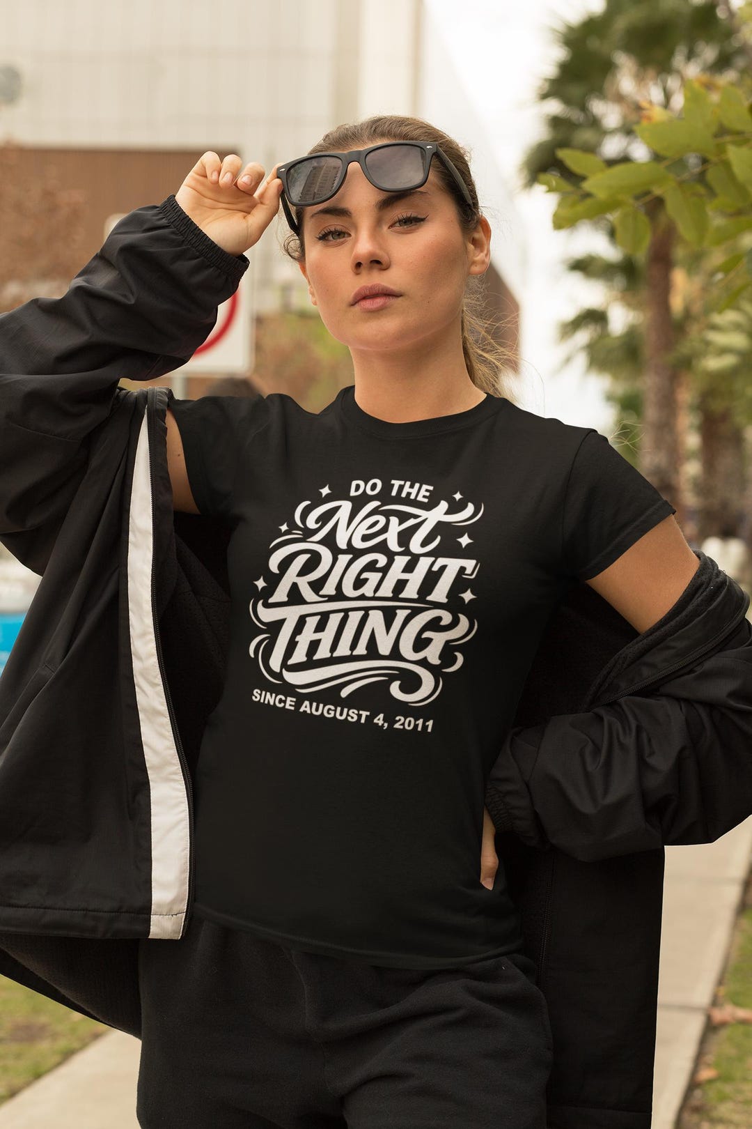 Do the Next Right Thing T-shirt | Personalized Sobriety Shirt With Your ...