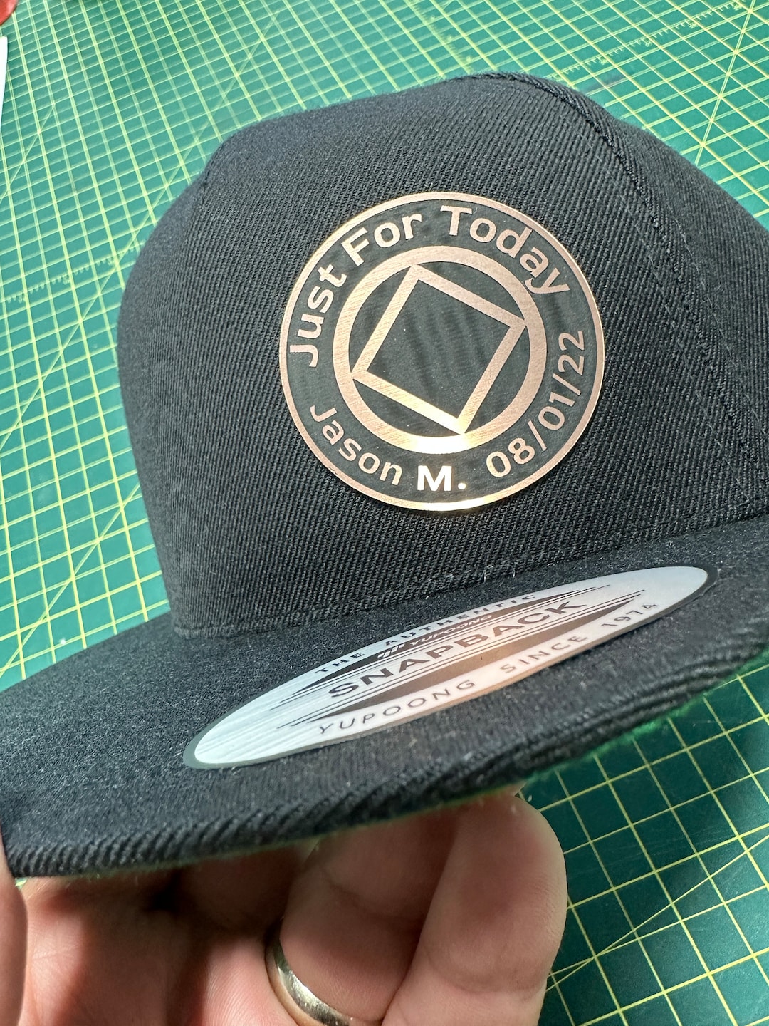 Personalized NA Hat: Laser Engraved Narcotics Anonymous Symbol, Clean ...