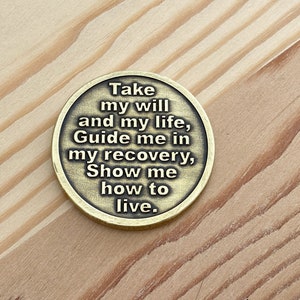 Personalized NA Recovery Coin: Brass, Copper, or Stainless Steel - Etsy